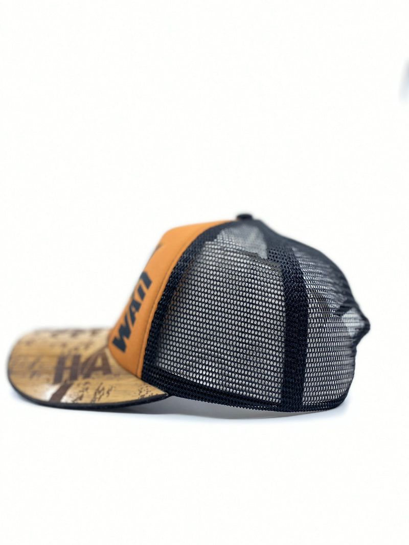Hawaii Palm Koa Wood Hat - Nectar Creations